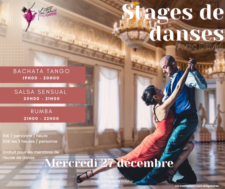 Stages de danses | Ecole Danse Mulhouse