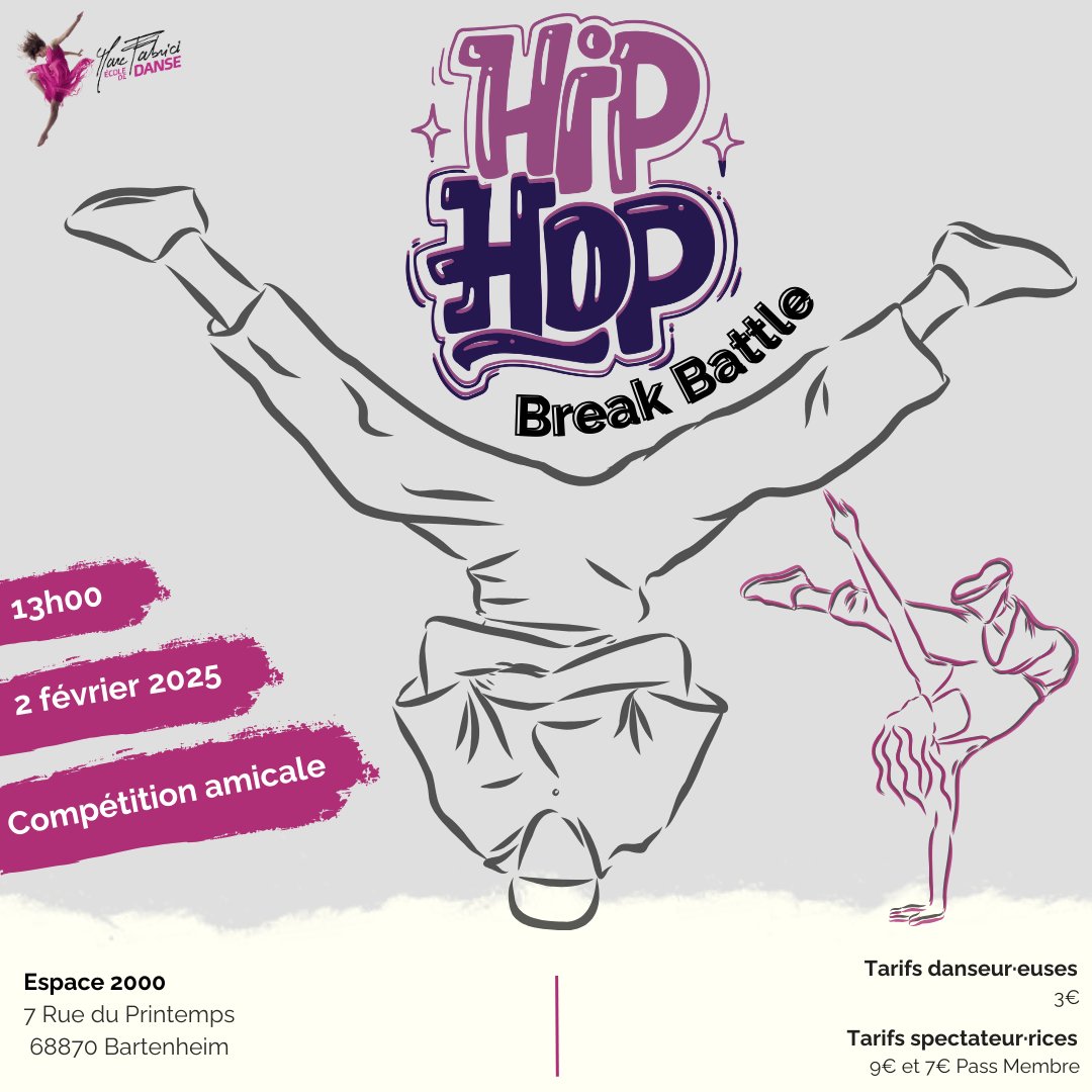 Hip Hop Break Battle 2025 | Ecole Danse Mulhouse